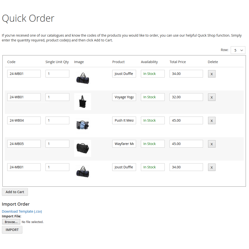 Magento 2 Quick Order Extension | Fast Order by SKU or NAME